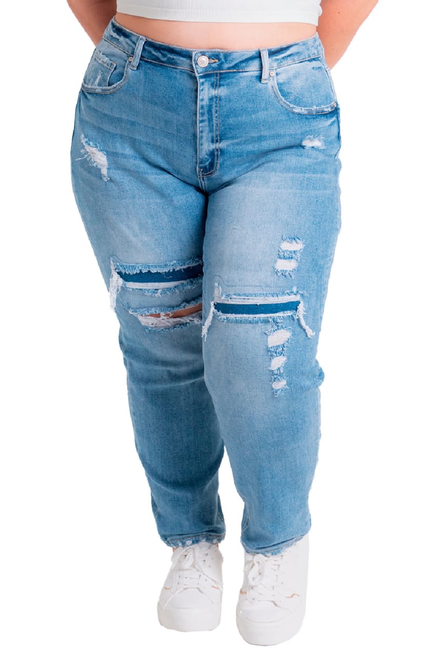 Tabla Que Talla De Mom Jeans Soy 🏠 Mom Jeans Balam /Tallas Extras, 6407 ...